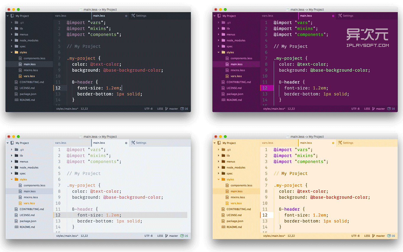 Atom 更为先进的文本代码编辑器 由 Github 打造的下一代编程开发利器 异次元软件下载