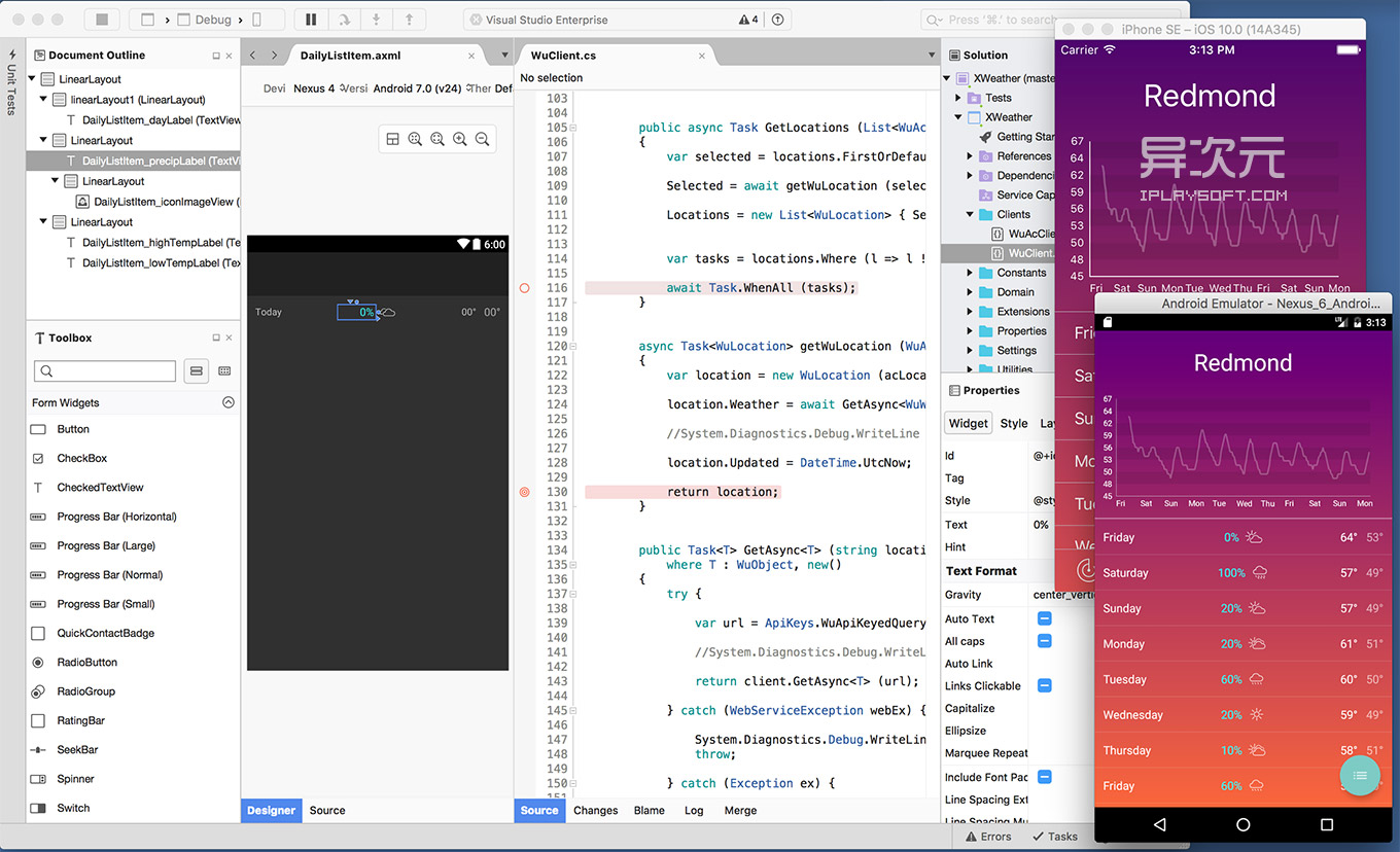 Visual Studio for Mac - 微软为苹果 macOS 推出其强大的 IDE 编程开发工具 - 异次元软件下载