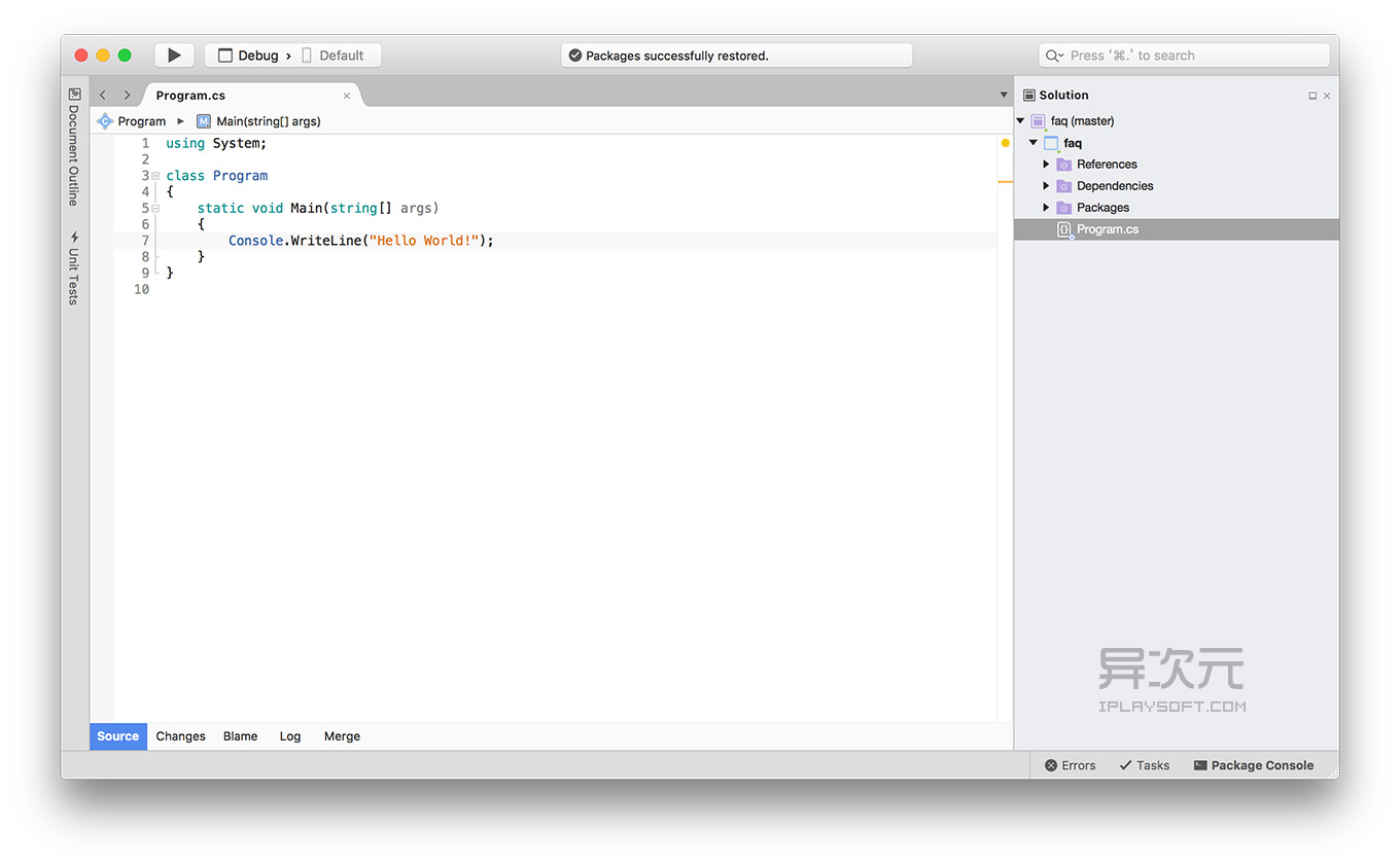 Visual Studio for Mac - 微软为苹果 macOS 推出其强大的 IDE 编程开发工具 - 异次元软件下载