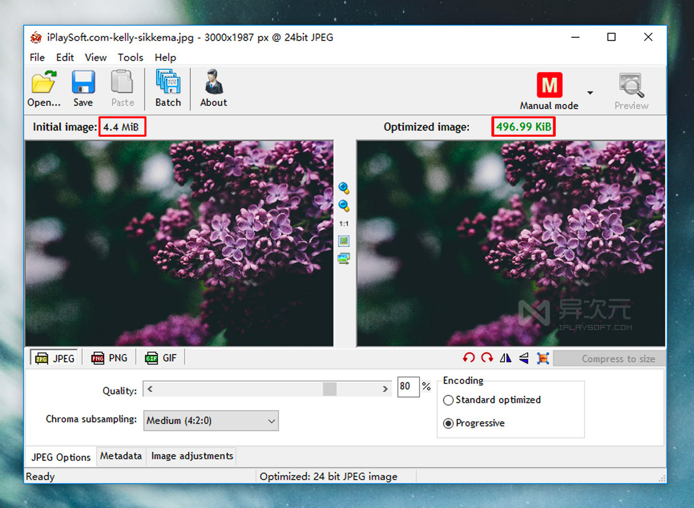 2 款好用免费的图片无损压缩优化工具 RIOT 与 ImageOptim (支持 Win 和 Mac) - 异次元软件下载