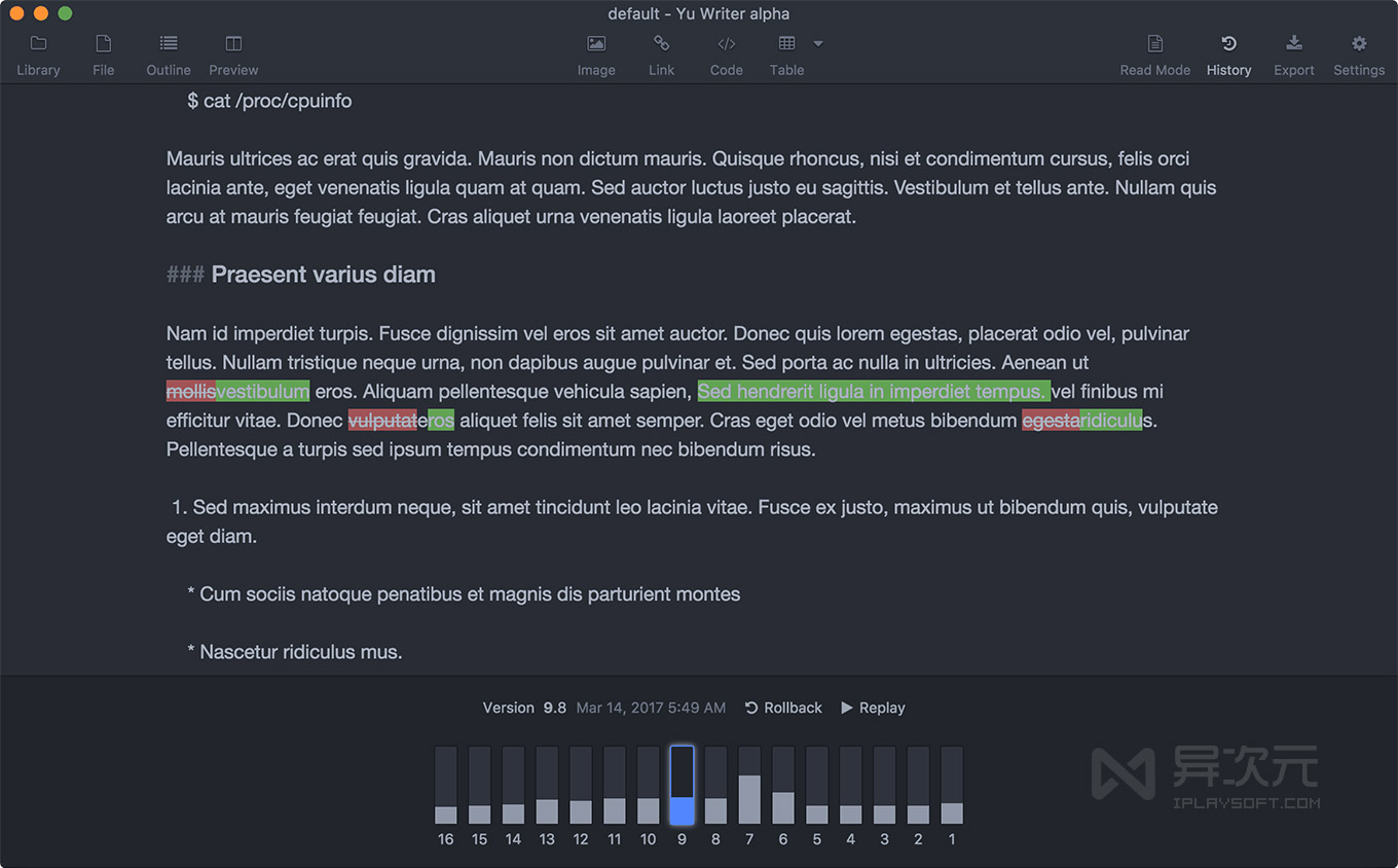 Yu Writer - 让你找到写作乐趣的 Markdown 文本编辑器写作工具新秀！ - 异次元软件下载