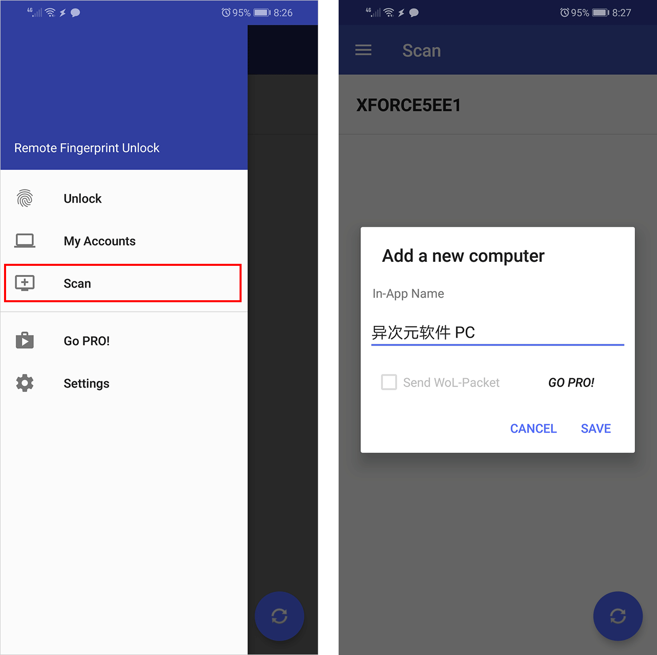 Remote Fingerprint Unlock - 用安卓手机指纹解锁你的 Windows PC 电脑 - 异次元软件下载