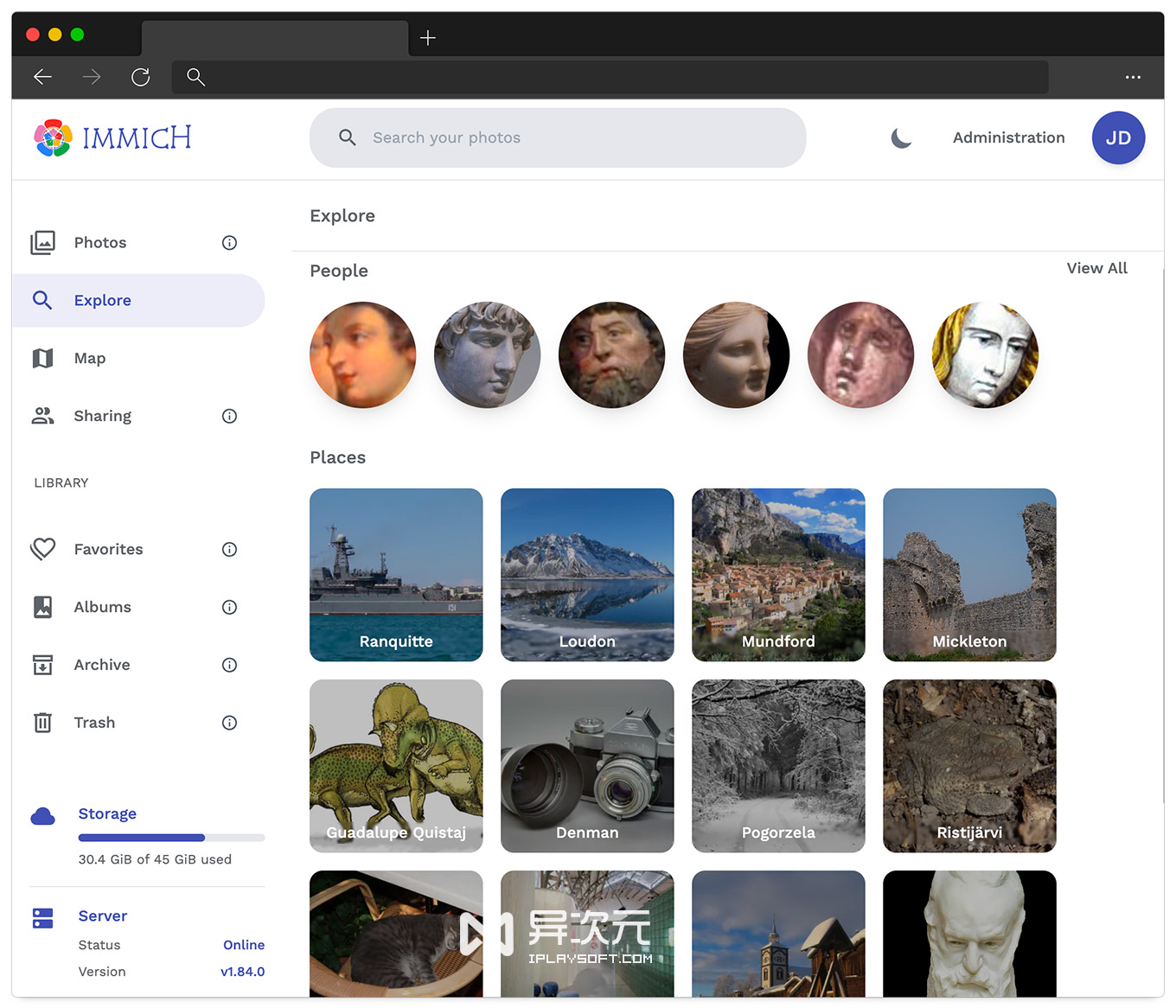 Immich - 手机自动备份照片视频到 NAS！开源自部署私有云相册 (替代群晖谷歌) - 异次元软件下载