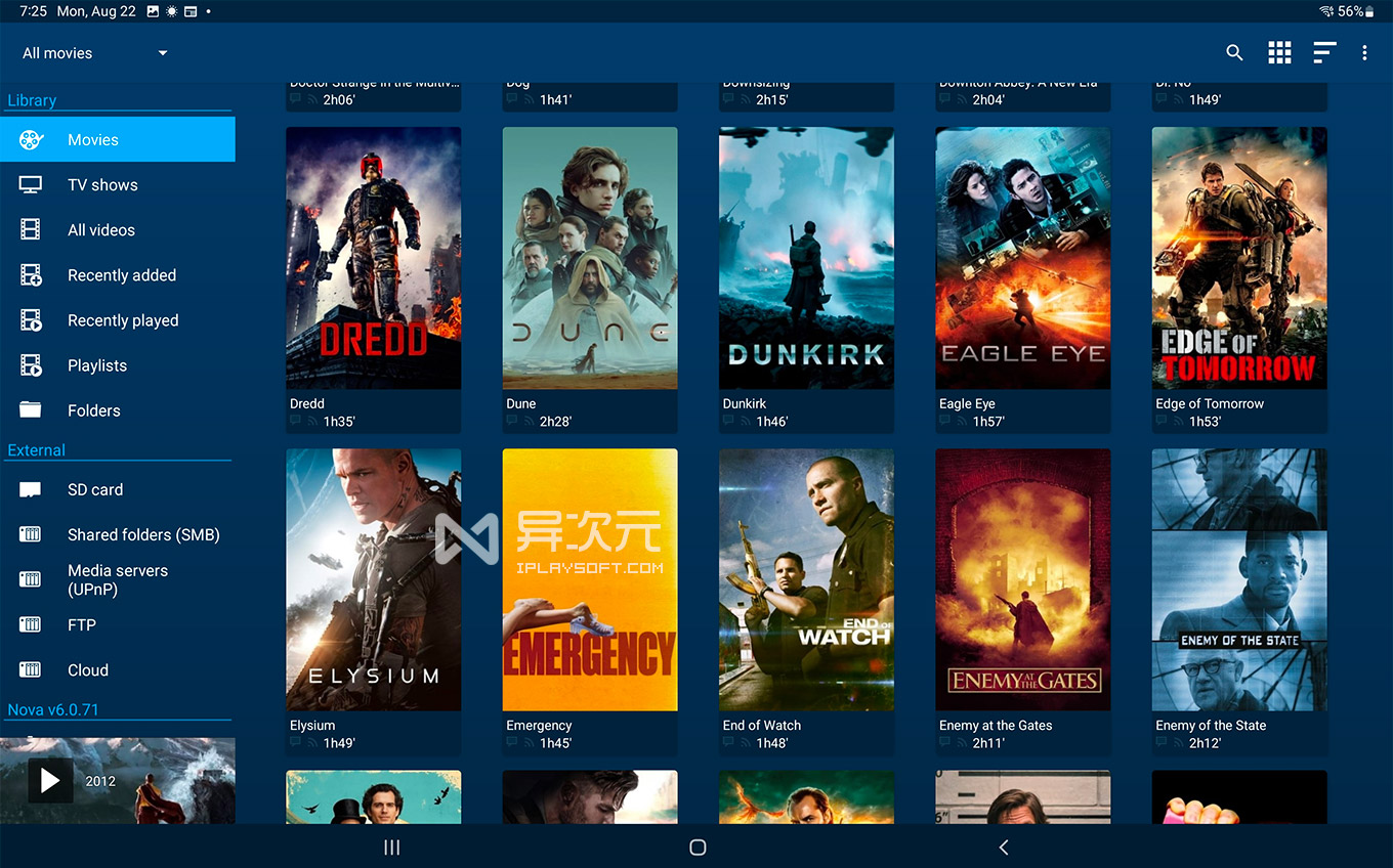 NAS 绝配！安卓视频播放器 NOVA Video Player (支持 TV 电视 / 海报墙 / 替代 Infuse) - 异次元软件下载