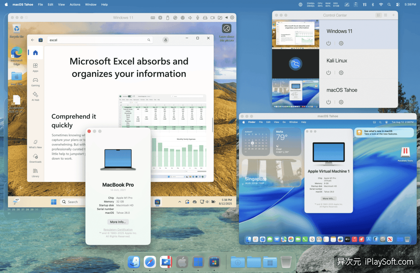 Parallels Desktop 26 新版下载 - 新功能汇总！Mac 虚拟机再获升级 - 异次元软件世界
